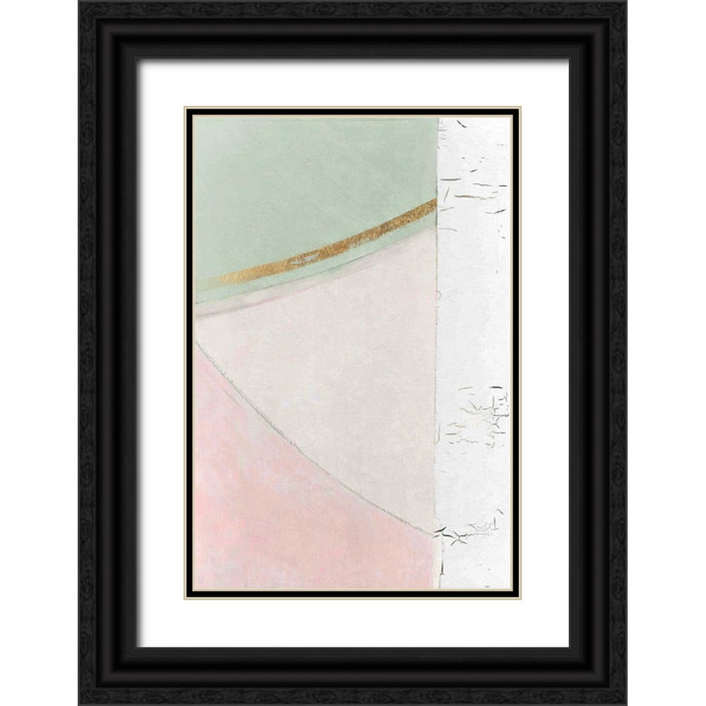 Cartissi 11x14 Black Ornate Wood Framed with Double Matting Museum Art ...