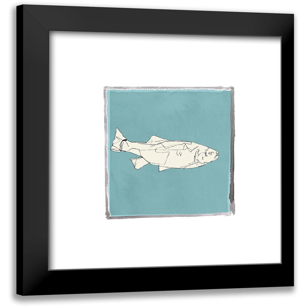 Cartissi 15x15 Black Modern Framed Museum Art Print Titled - Block ...