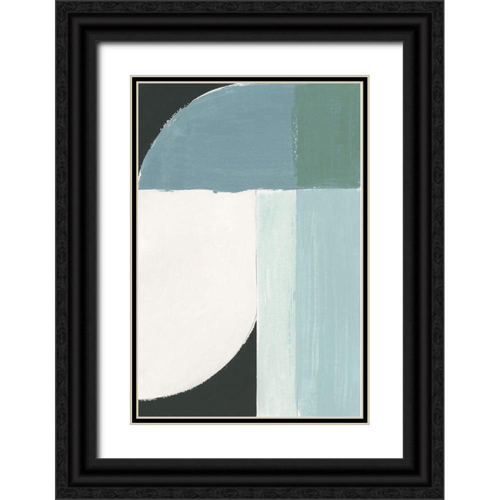 Cartissi 17x24 Black Ornate Wood Framed with Double Matting Museum Art ...