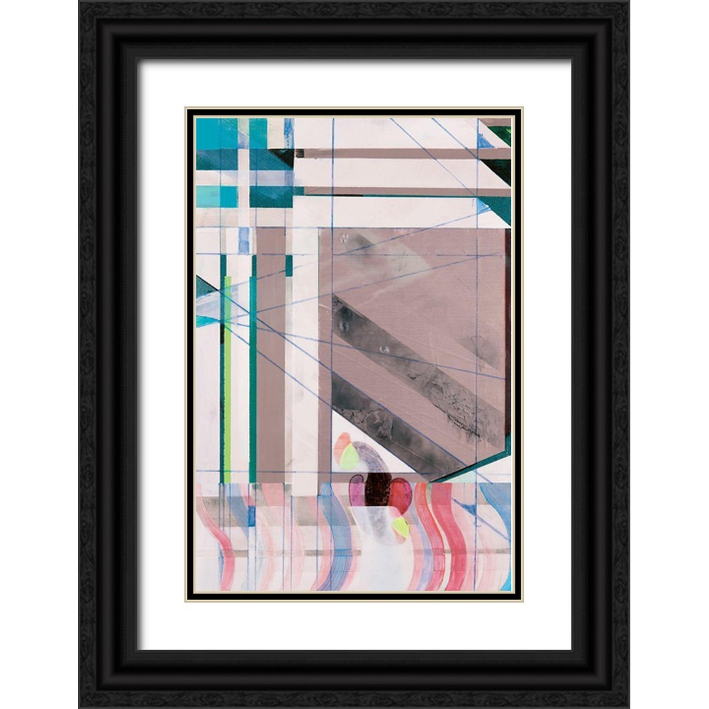 Cartissi 17x24 Black Ornate Wood Framed with Double Matting Museum Art ...