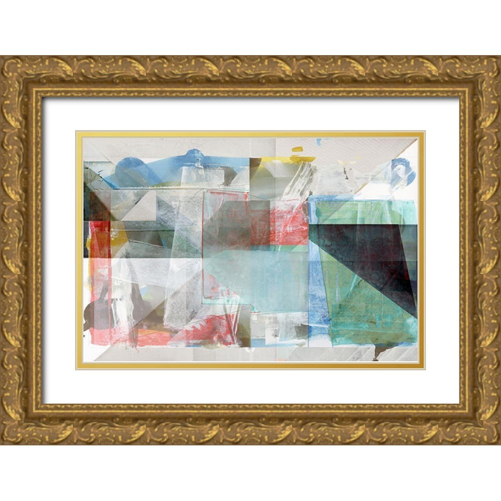 Cartissi 18x13 Gold Ornate Wood Framed with Double Matting Museum Art ...