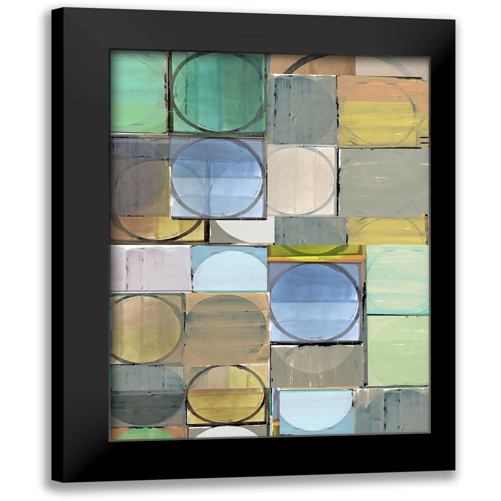 Cartissi 19x24 Black Modern Framed Museum Art Print Titled - Pastel Tiles I - Walmart.com