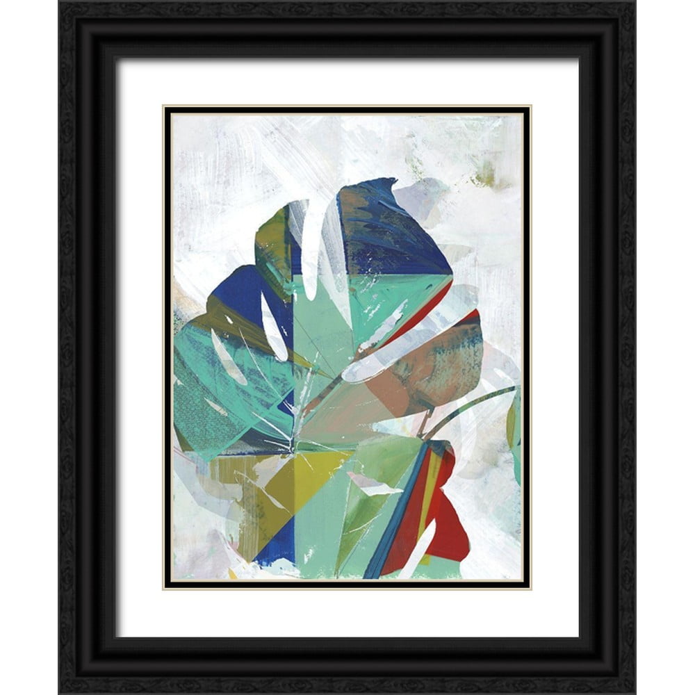 Cartissi 19x24 Black Ornate Wood Framed with Double Matting Museum Art Print Titled - Monstera ...