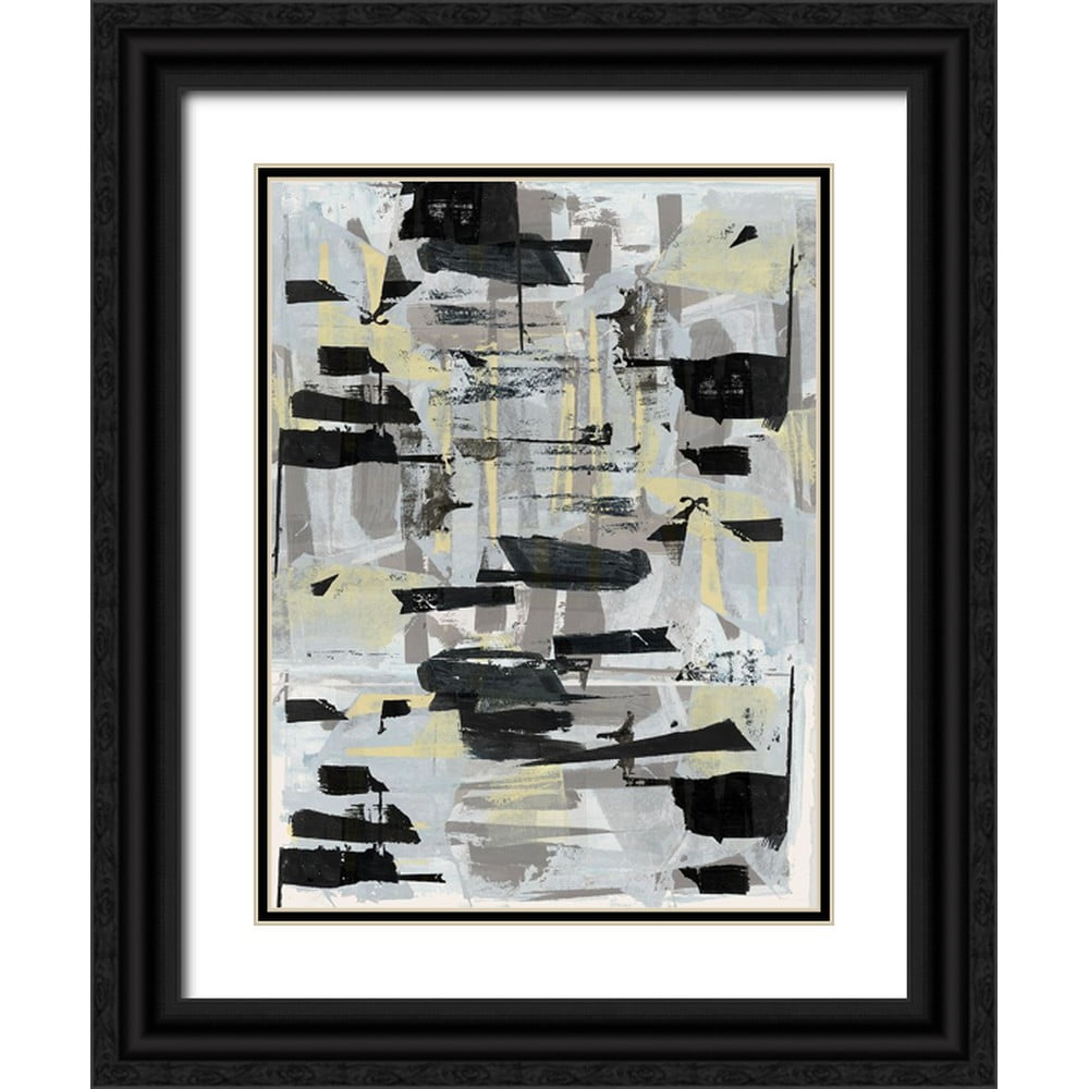 Cartissi 19x24 Black Ornate Wood Framed with Double Matting Museum Art Print Titled - Tiles And ...