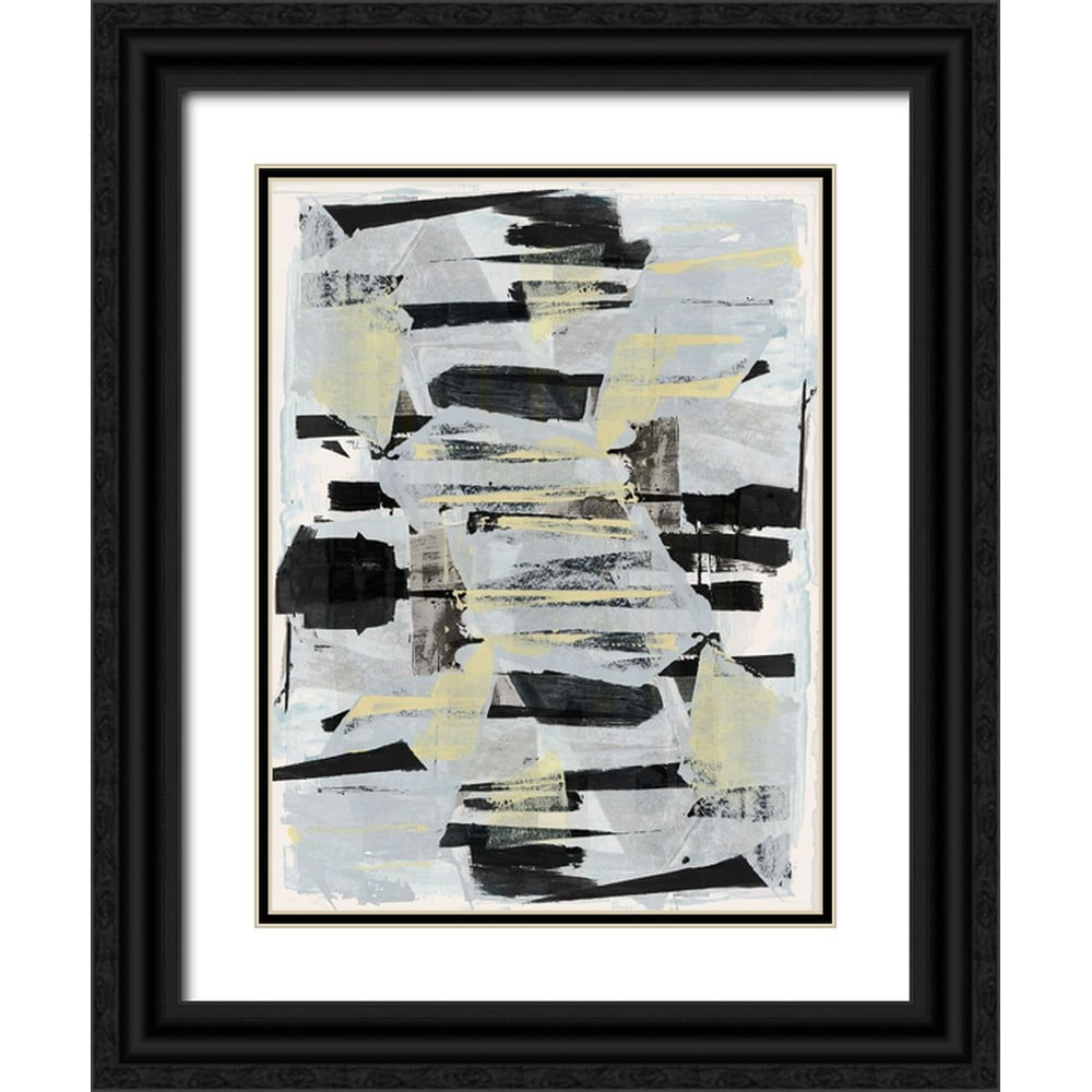 Cartissi 19x24 Black Ornate Wood Framed with Double Matting Museum Art Print Titled - Tiles And ...