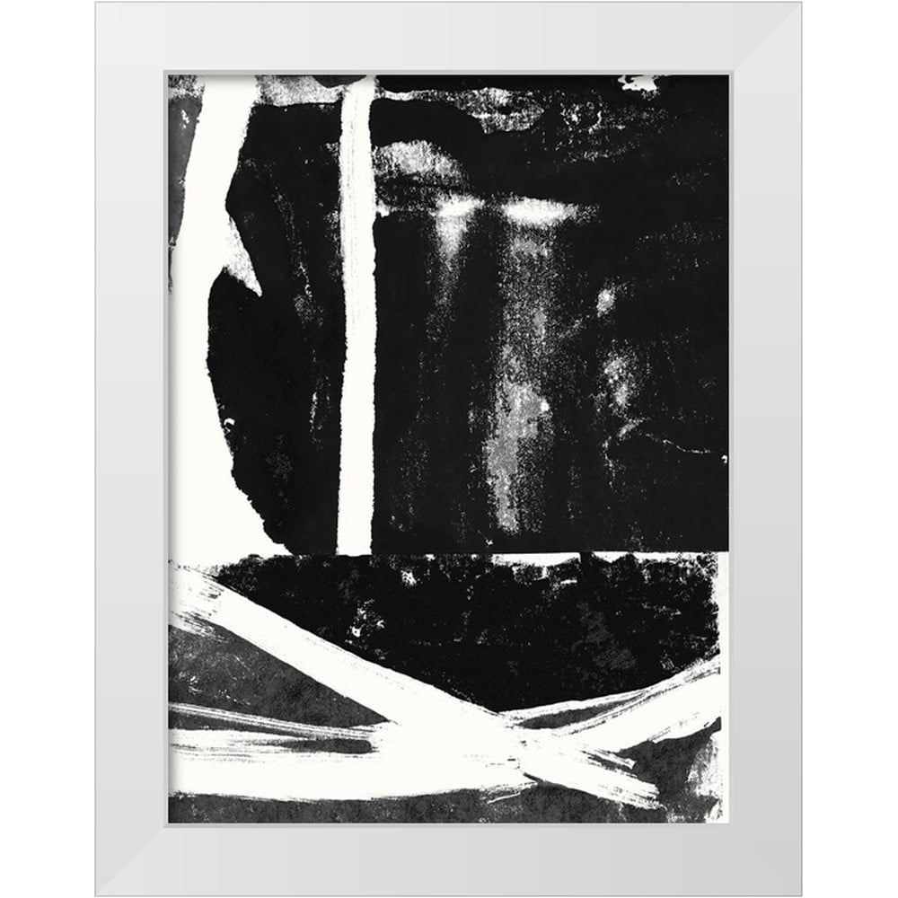 Cartissi 19x24 White Modern Wood Framed Museum Art Print Titled - Black And White I - Walmart.com
