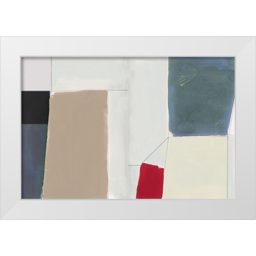 Cartissi 24x17 White Modern Wood Framed Museum Art Print Titled - Tonic Techno I - Walmart.com