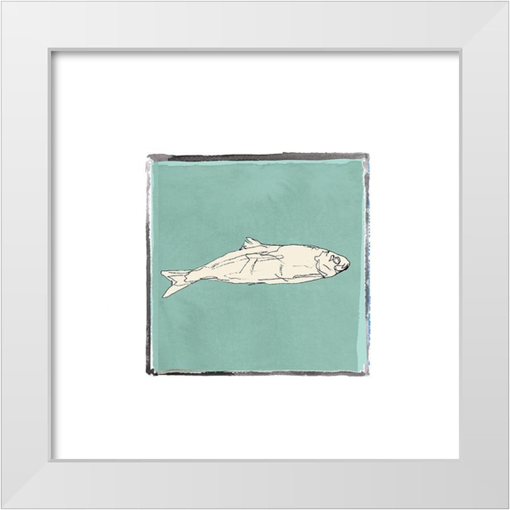 Cartissi 26x26 White Modern Wood Framed Museum Art Print Titled - Block ...