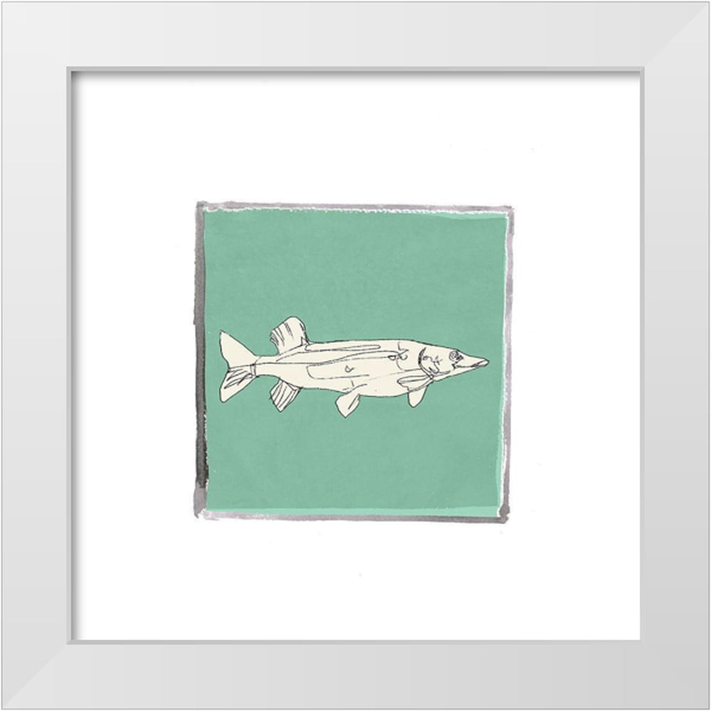 Cartissi 26x26 White Modern Wood Framed Museum Art Print Titled - Block ...