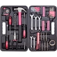 Cartman 148pcs Complete Home Tool Kit with Plastic Toolbox Storage Case ...