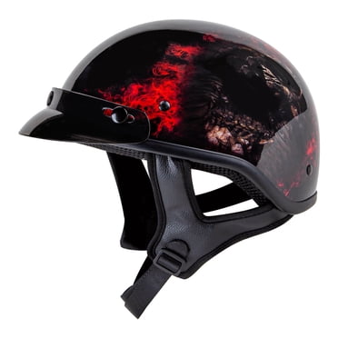 Cartman Cruiser Scooter Motorcycle Half Face Helmet, DOT Approved for ...