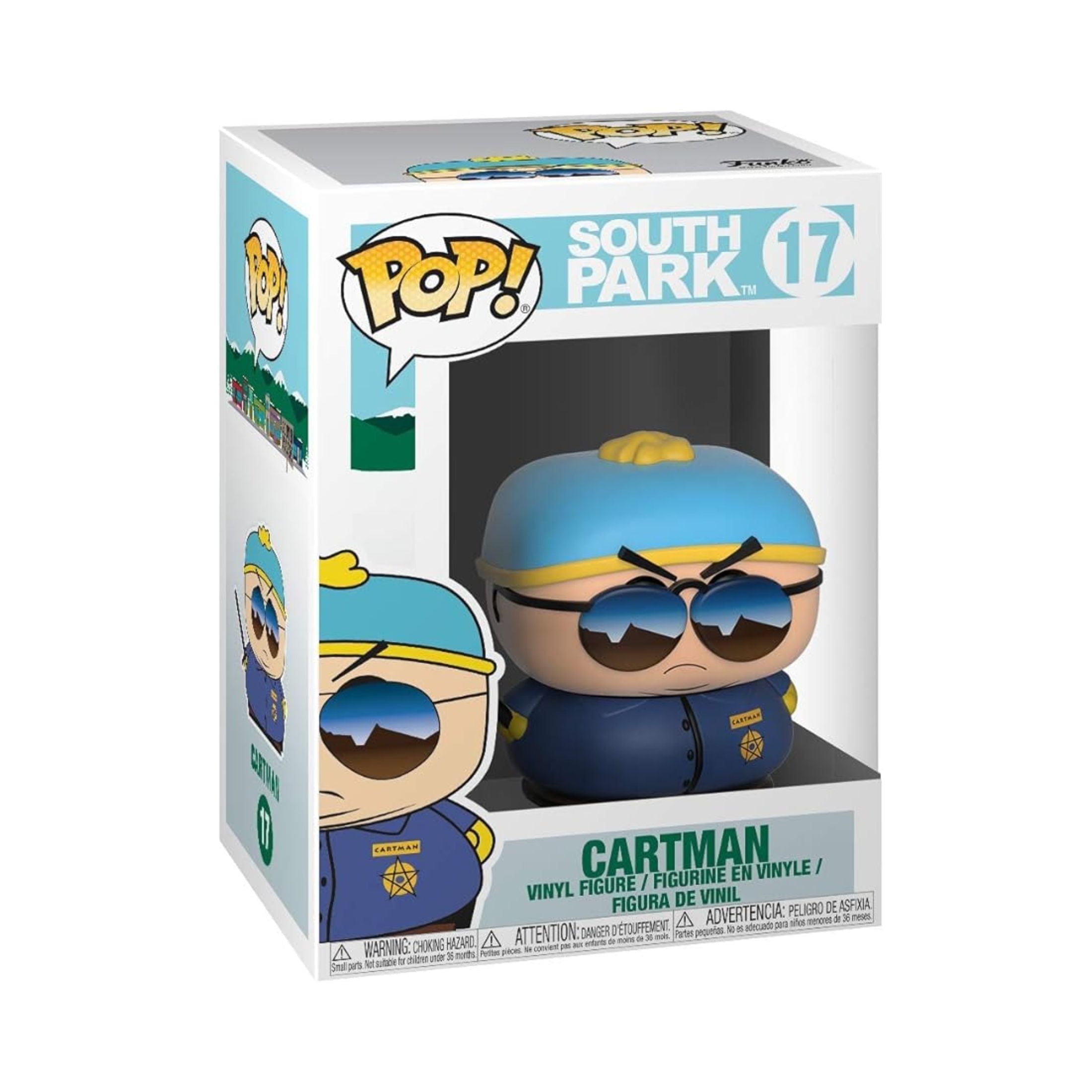 Cartman Officer Funko Pop! South Park - Collectible Vinyl Figure #17 ...