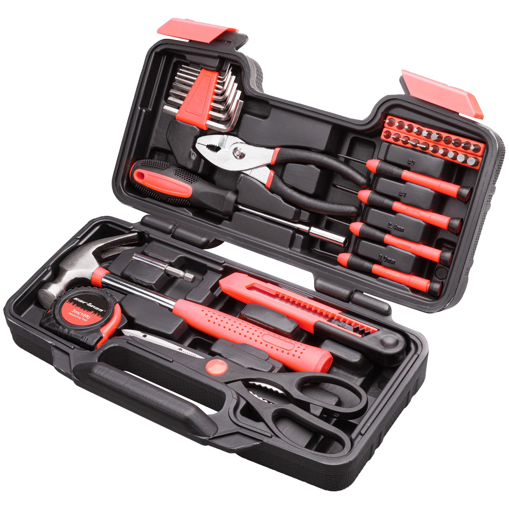 Cartman Pink 39 Piece Tool Set General Household Hand Tool Kit with ...