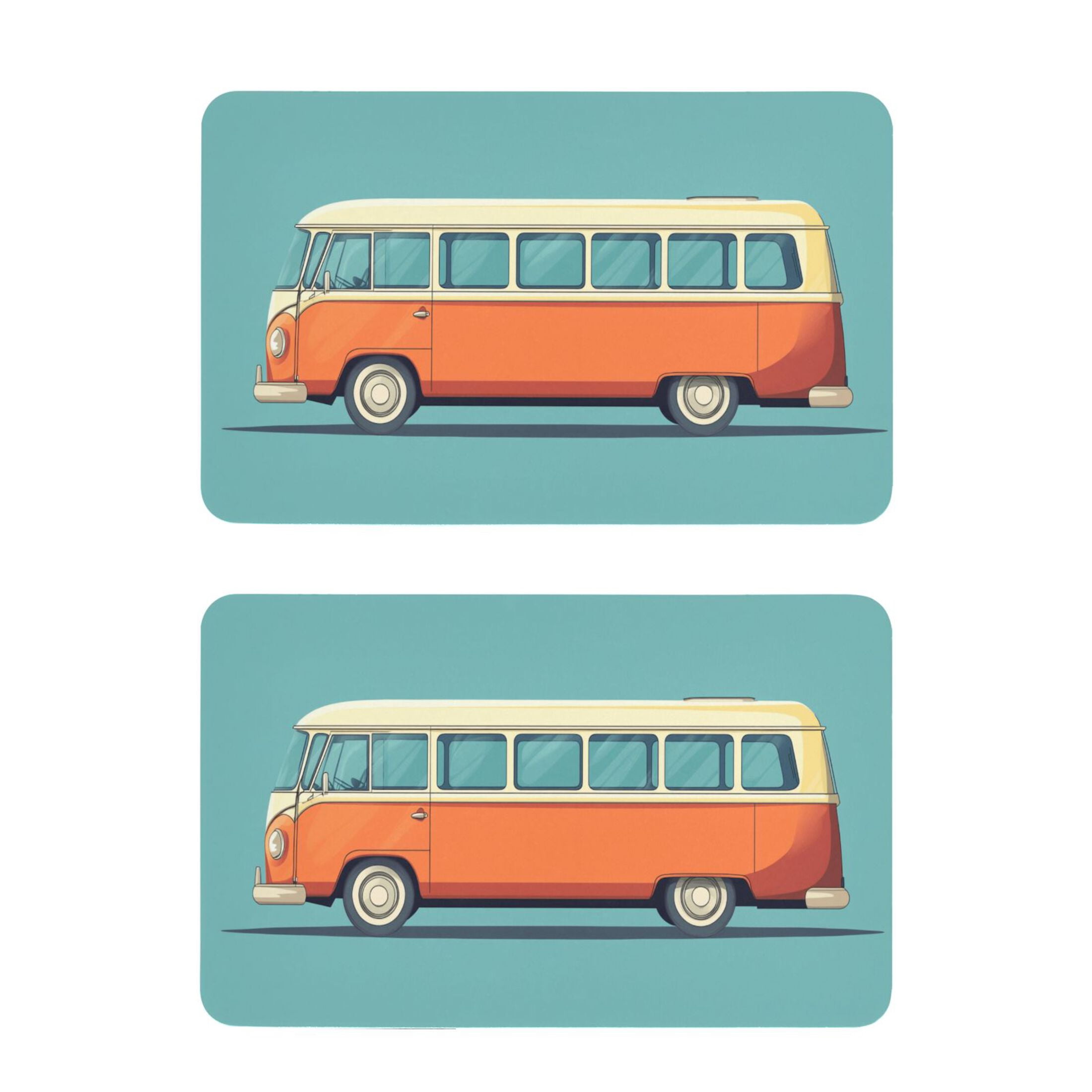 Carton Bus Strong Fridge Magnets Refrigerator Magnets Sticker Decor for ...
