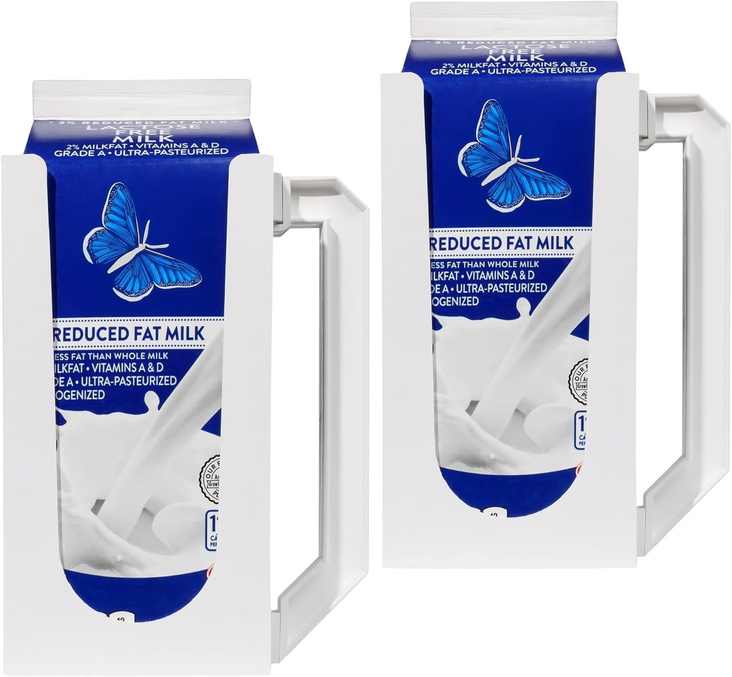 Carton Caddy XL, Half Gallon Milk and Juice Carton Holder, Dishwasher ...
