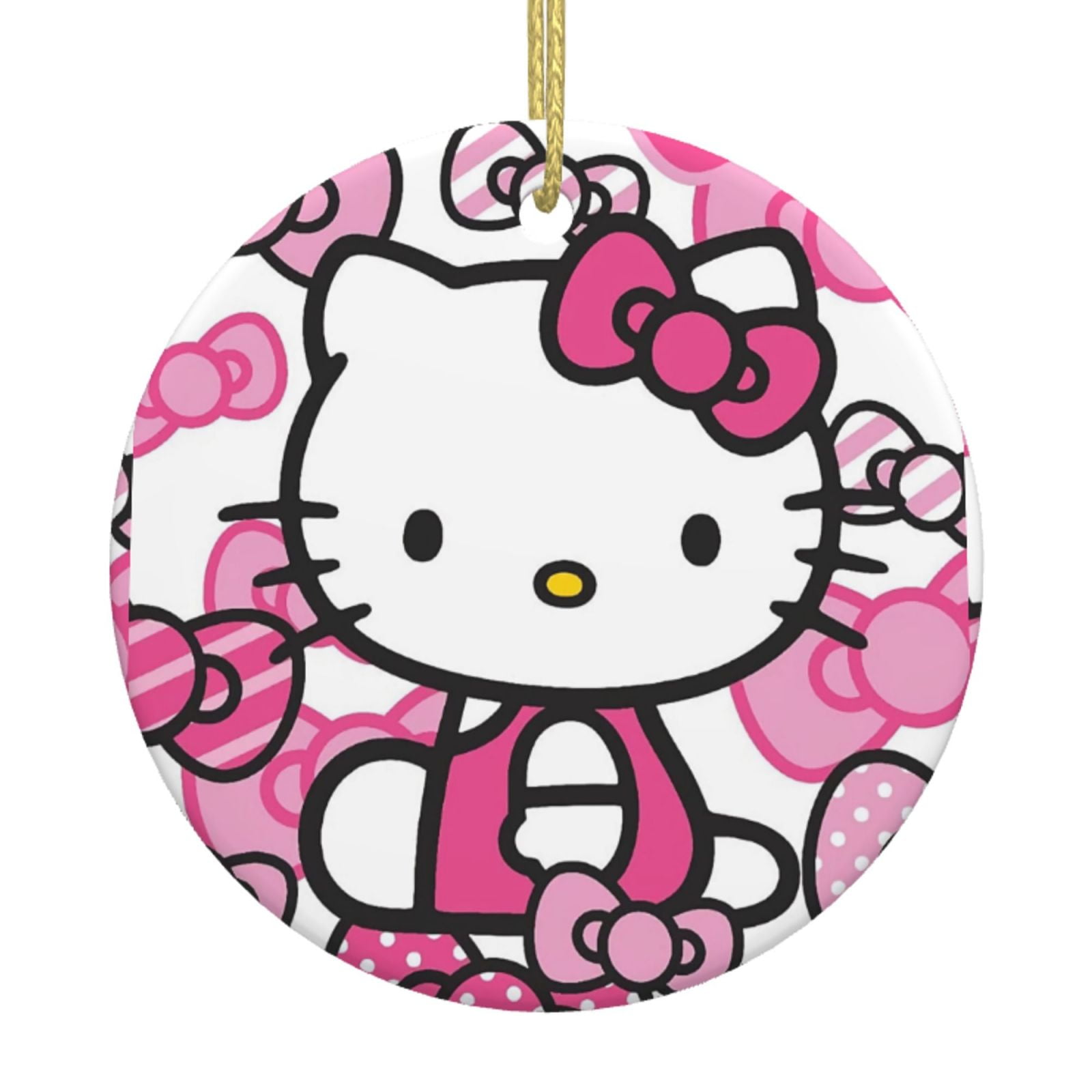 Carton Love Hello-Kitty Christmas Tree Decorations,Ceramic Christmas ...