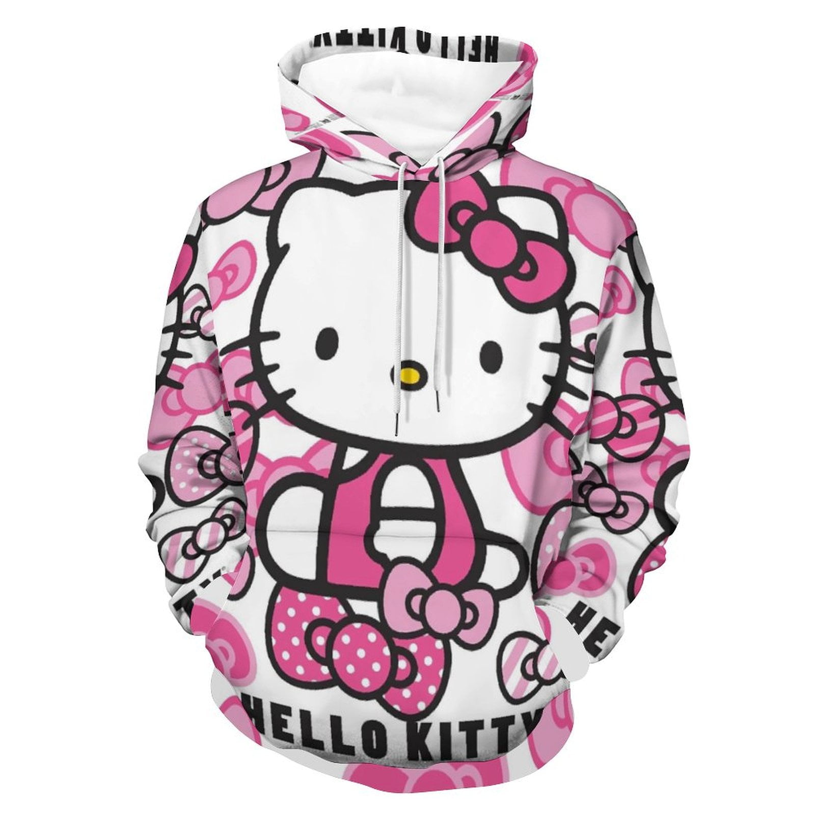 Carton Love Hello Kitty Sweatshirt for Women Fall Fashion Hoodies Warm ...