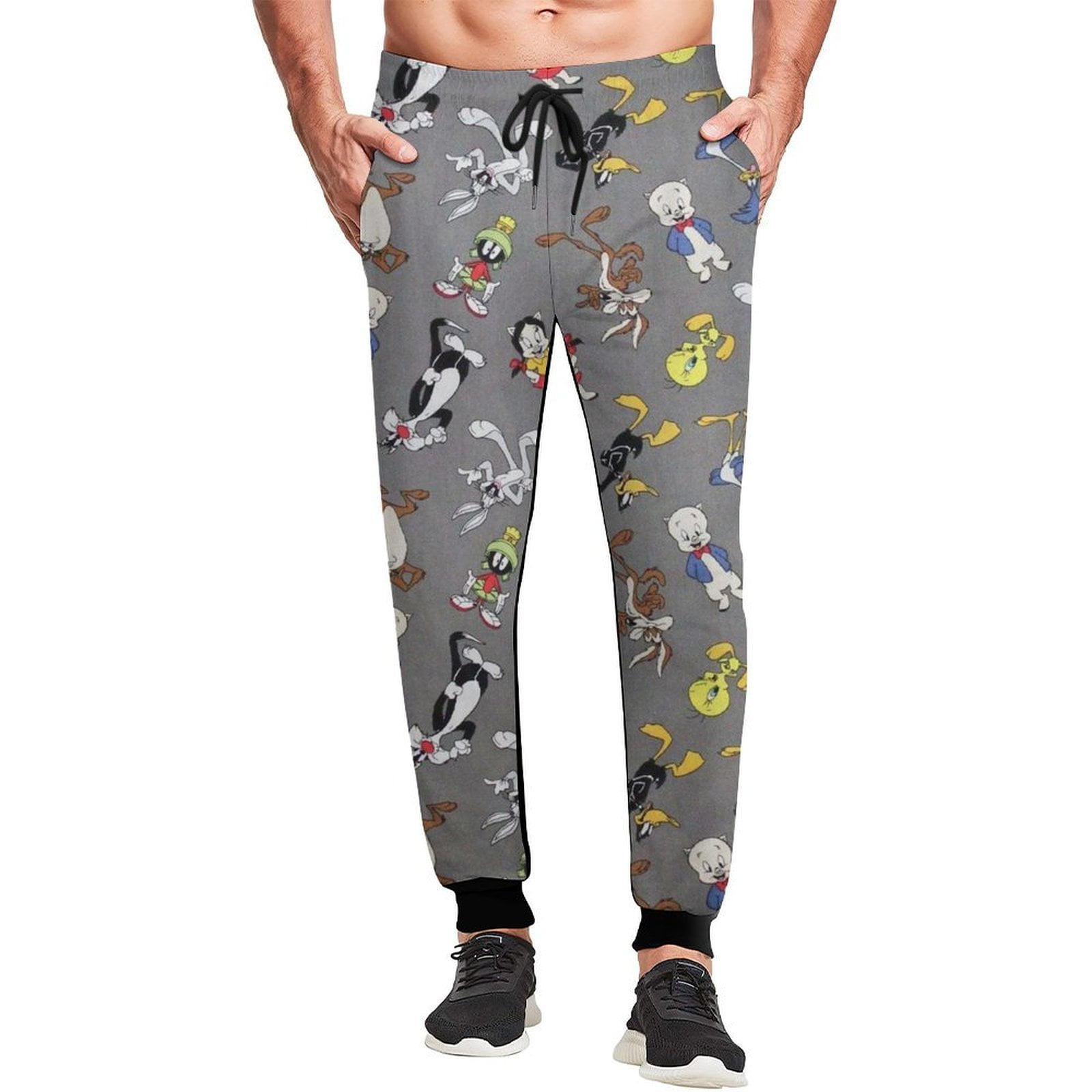 Cartonn Looney Tunes Mens Sweatpants Joggers Pants 3D Printing Casual ...