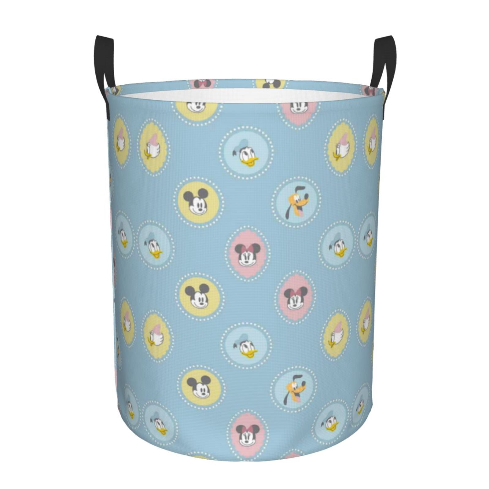 Cartoon（257）Round mickey mouse Waterproof Foldable Laundry Hamper Dirty ...