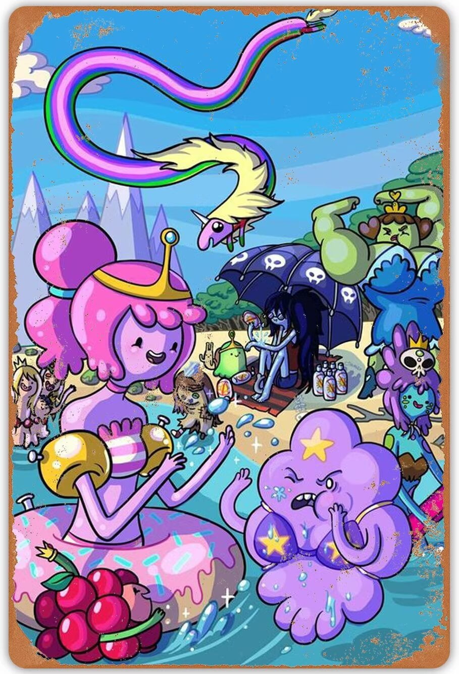 Cartoon 35 Piece Comedy Cartoon Adventure Time Jigsaw Puzzle for Adults ...