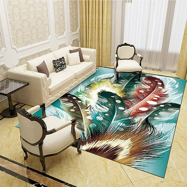 Cartoon 3D Printing Carpet Outdoor Rug Kids Bedroom Game Area Rugs Home ...