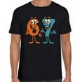 Cartoon 67 Number Tee, Animated Six Seven Shirt, Friendly Character Top ...