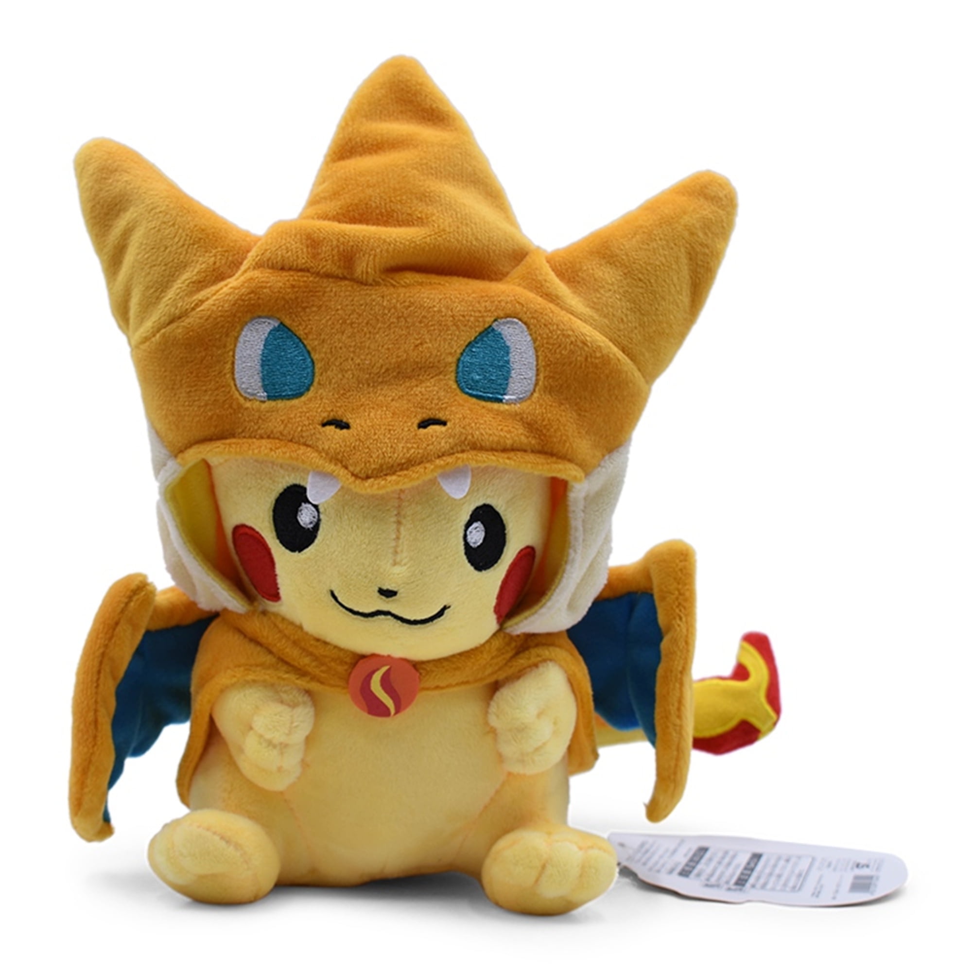 Cartoon-8" Pi-kac-hu Cosplay Ch-ari-zard Plush Stuffed Cartoon Animal ...