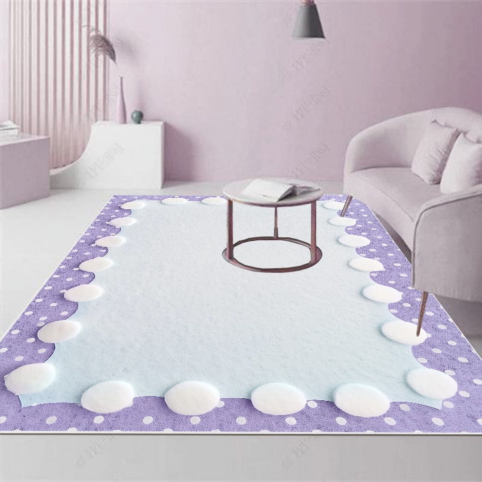 Cartoon Abstract Style Carpets for Living Room Modern Kids Bedroom ...