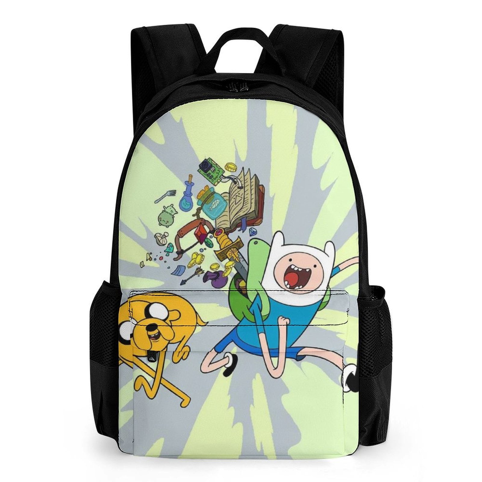 Cartoon Adventure Time Backpack Laptop Bag Student Satchel Schoolbag ...