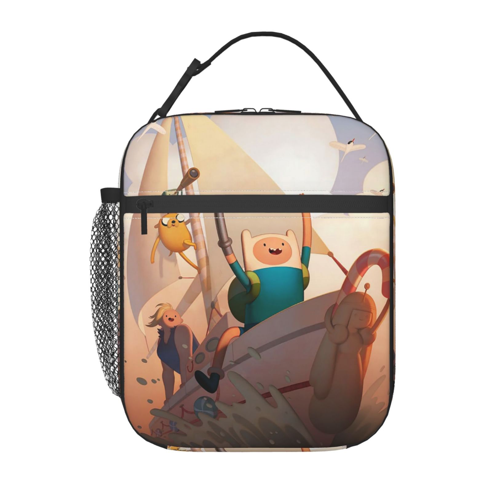 Cartoon Adventure Time Lunch Bag for Men/Women, Reusable Lunchbox for ...
