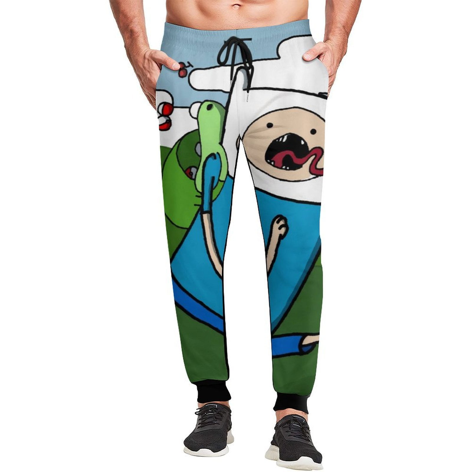 Cartoon Adventure Time Mens Sweatpants Joggers Pants 3D Printing Casual ...