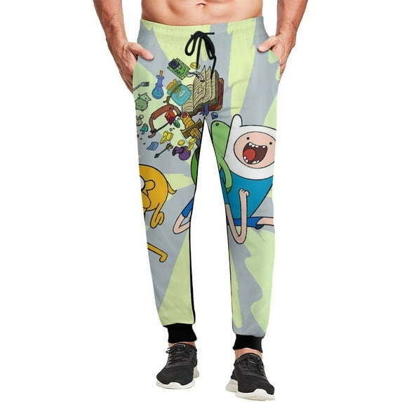 Cartoon Adventure Time Mens Sweatpants Joggers Pants 3D Printing Casual ...