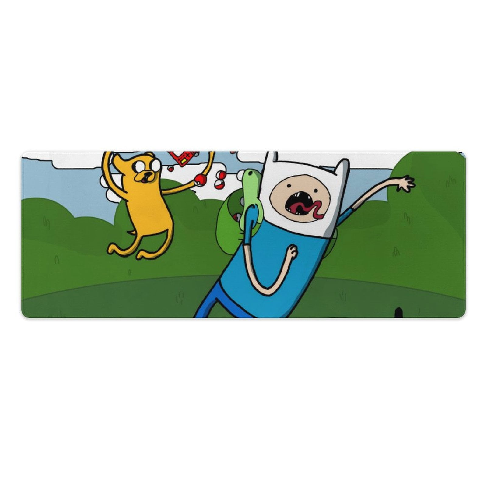 Cartoon Adventure Time Mouse Pad No-sliped Large Mousepad Extended ...