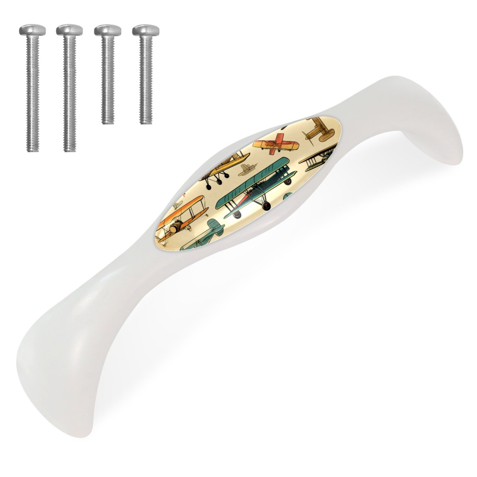 Cartoon Air plane Kitchen Cabinet Pull Knobs Drawer Hardware Handles ...