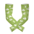 Cartoon Airplane Rabbit Pattern UV Protection Cooling Arm Sleeves ...
