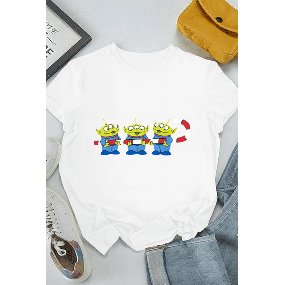 Cartoon Alien Candy Cane Christmas Holiday Movie Funny up to Size 5XL ...