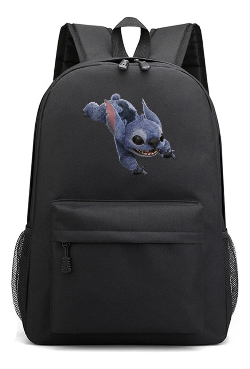 Cartoon Alien Face Students Backpack – Stitch Design on a Functional ...