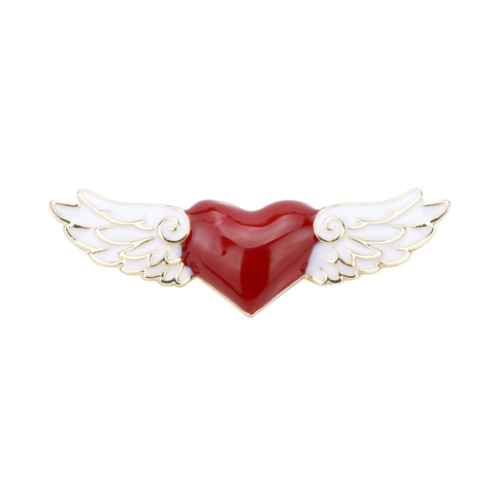 Cartoon Alloy Oil Heart Brooch Alloy Badge Backpack Accessories ...