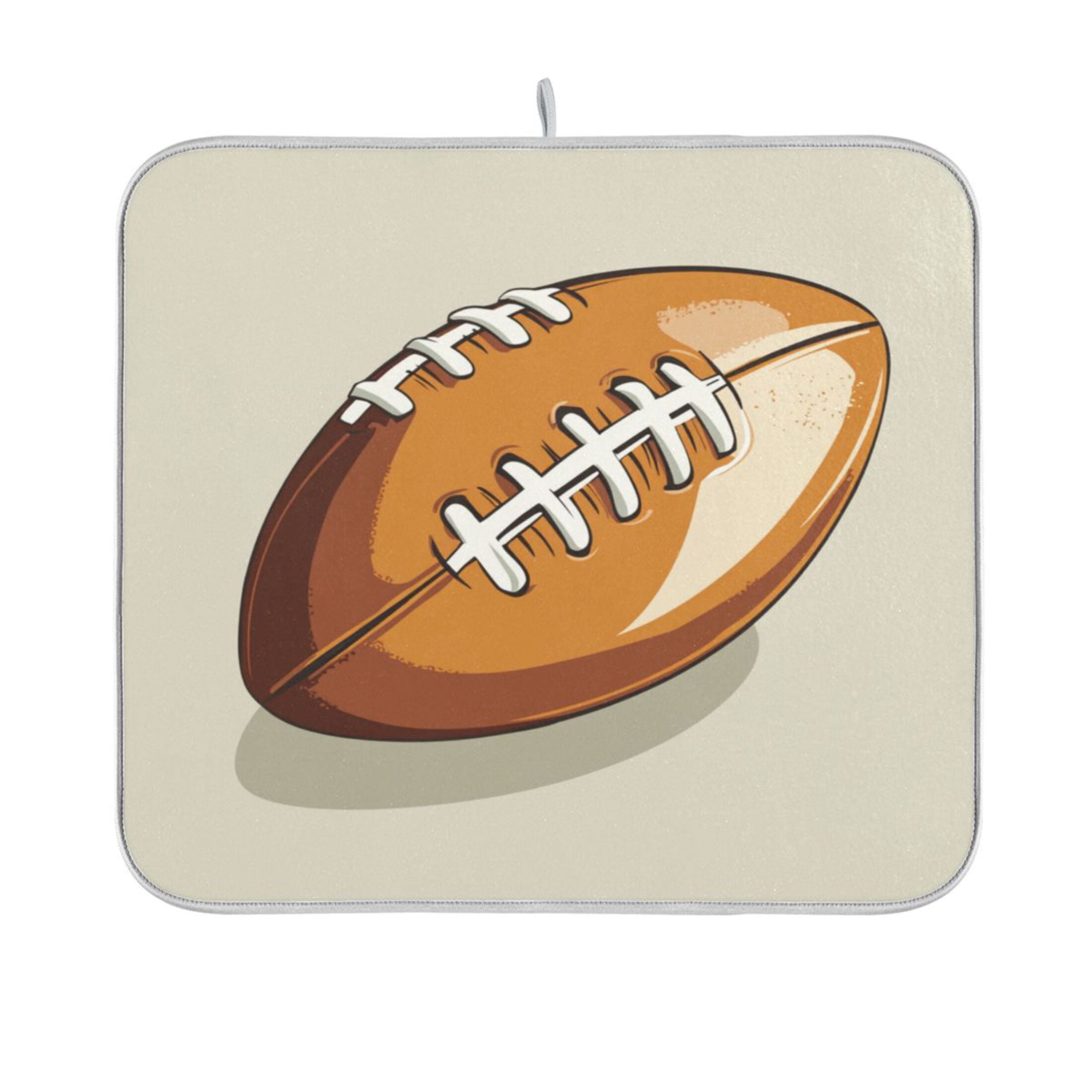 Cartoon American Football Dish Drying Mat Kitchen Mats Microfiber ...