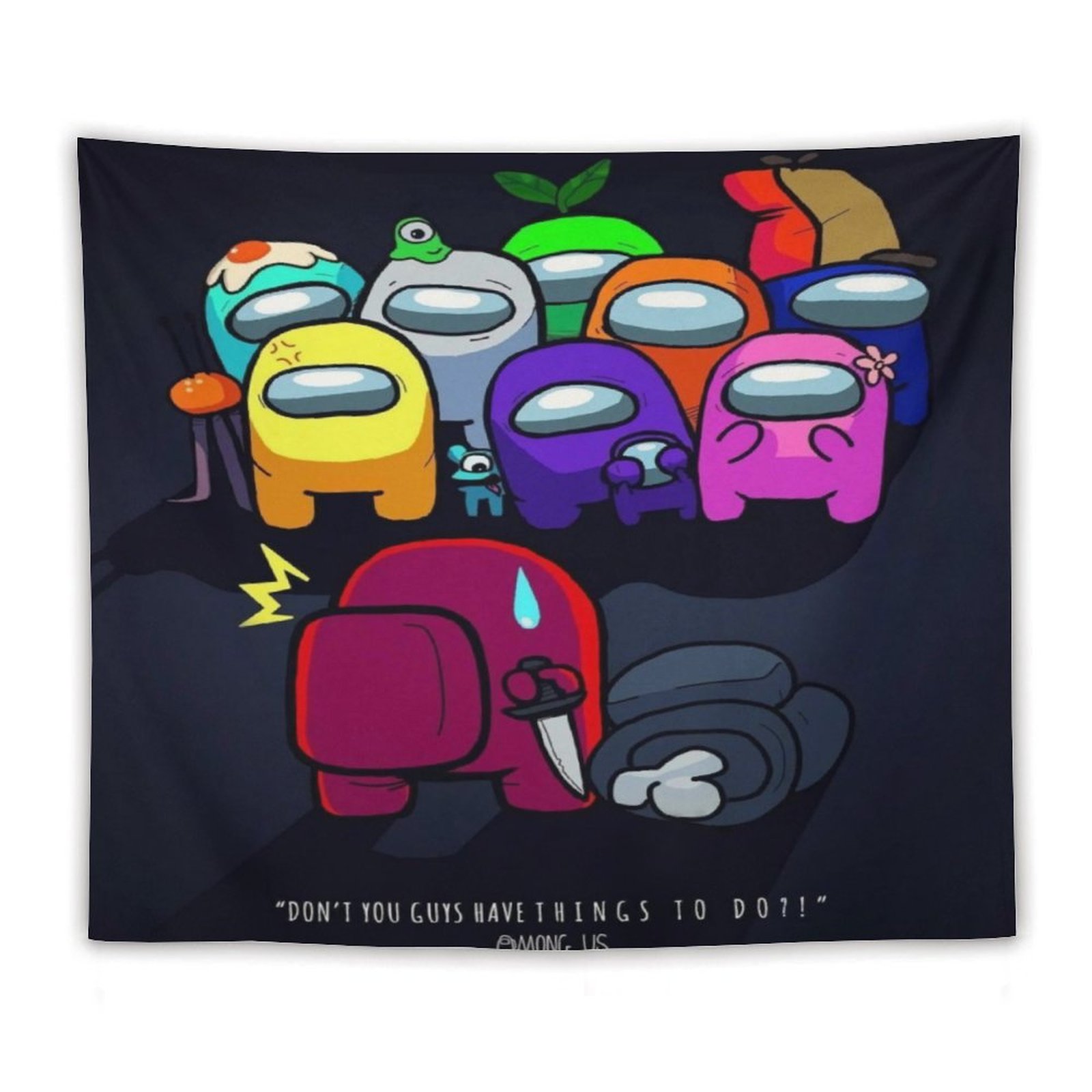 Cartoon Among Us Tapestry,Cartoon Among Us Tapestry Wall Hanging,Wall ...