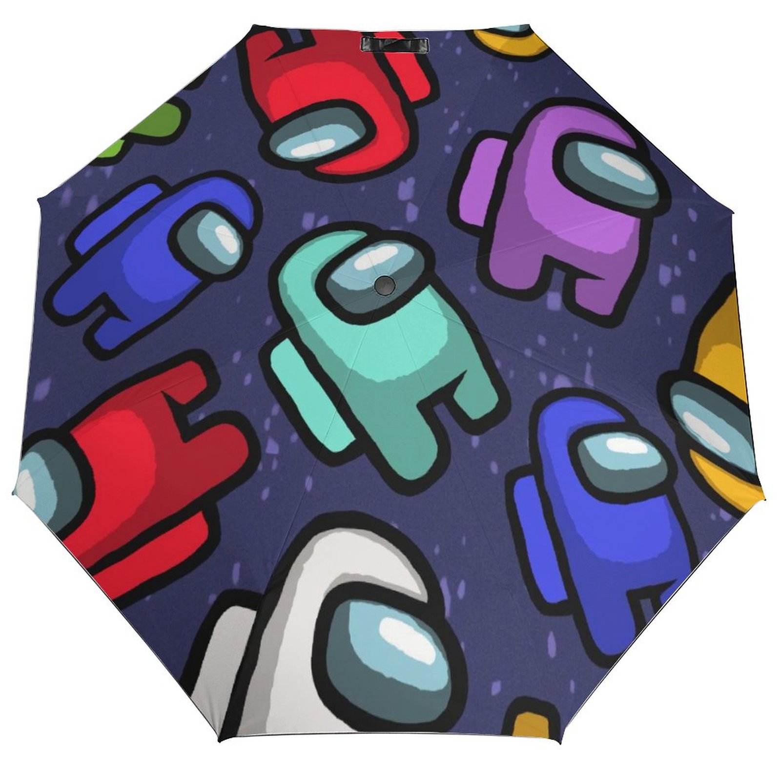 Cartoon Among Us Umbrella,Windproof Compact Folding Umbrella,Automatic ...