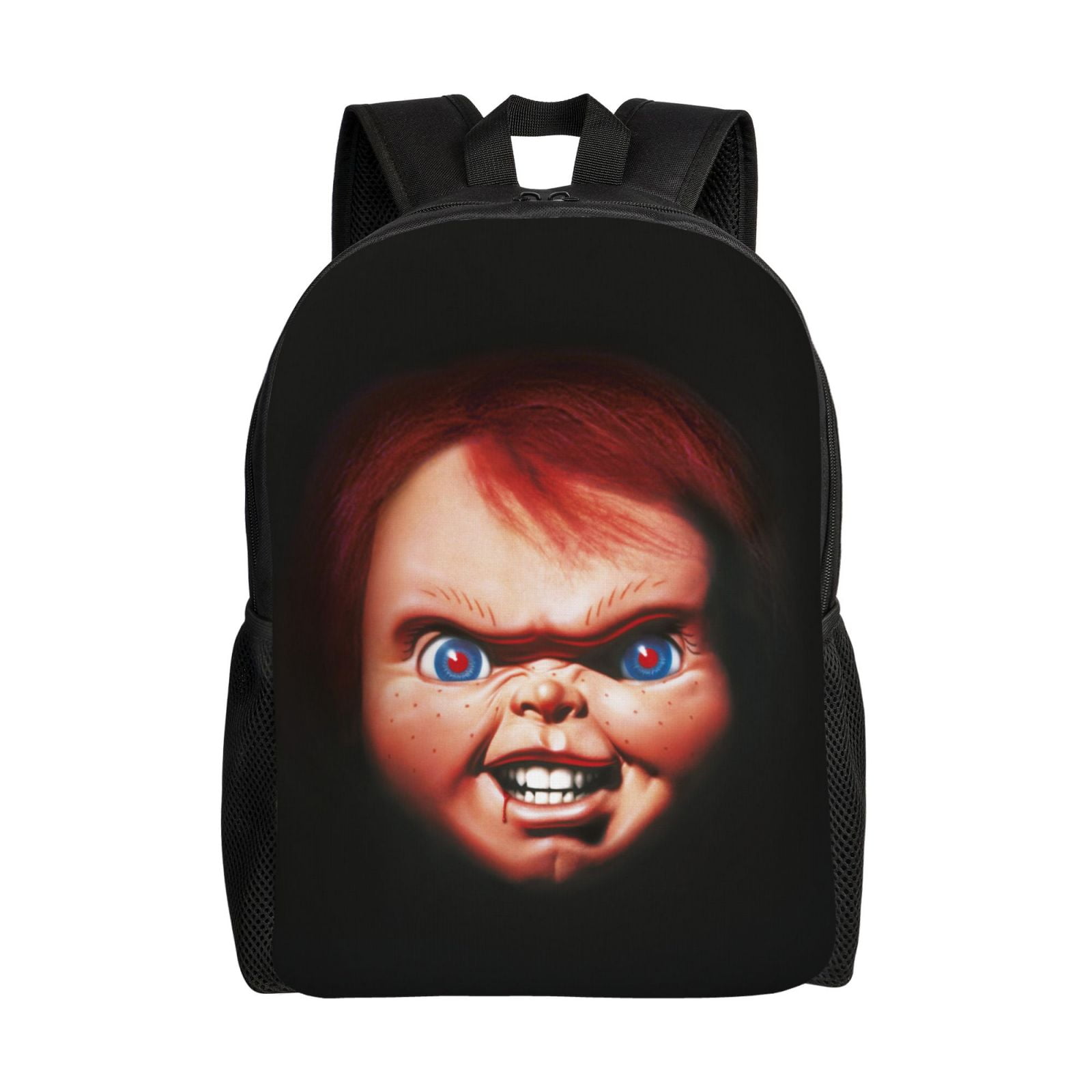 Cartoon Angry Chucky Backpack Schoolbag Lightweight Durable Travel ...