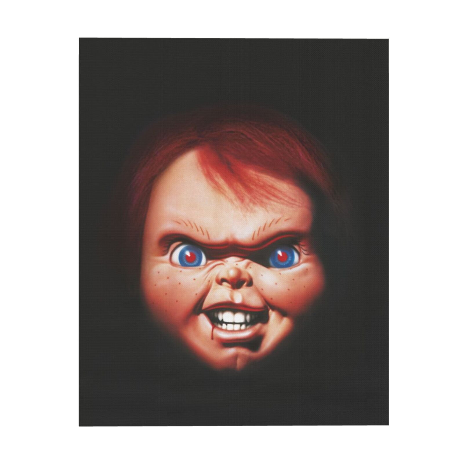 Cartoon Angry Chucky Canvas Decorative Poster Unframed Wall Art Picture ...