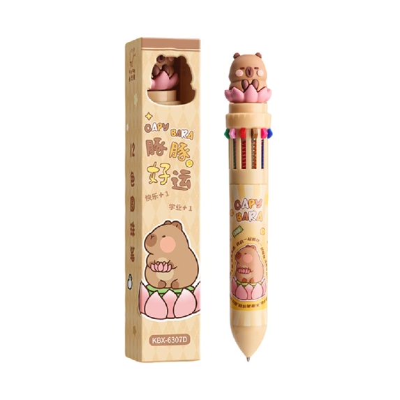 Cartoon Animal Ballpoint Pen 0.5mm Multicoloured Pen 10/12 Colors ...