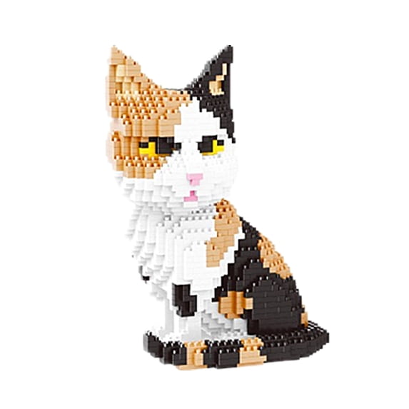 Cartoon Animal Building Blocks Creative Pet Dog And Cat Assembly Toy ...