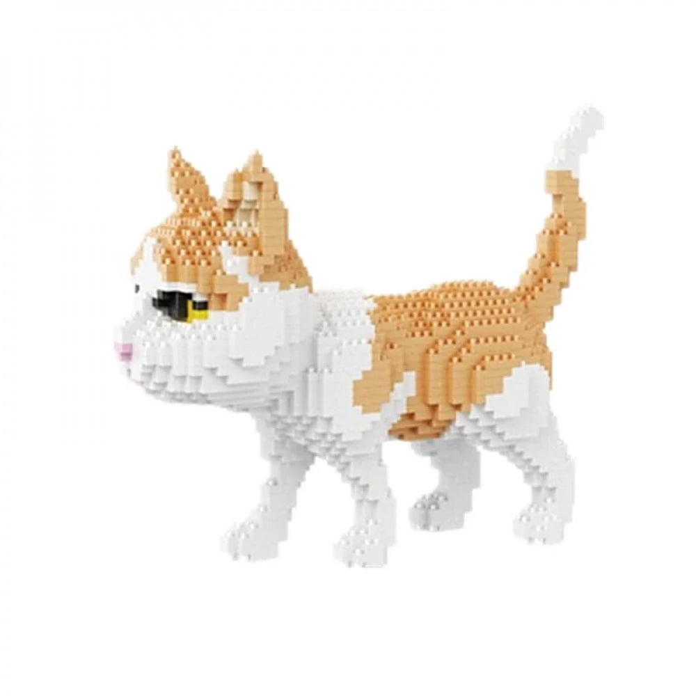 Cartoon Animal Building Blocks Creative Pet Dog And Cat Assembly Toy ...