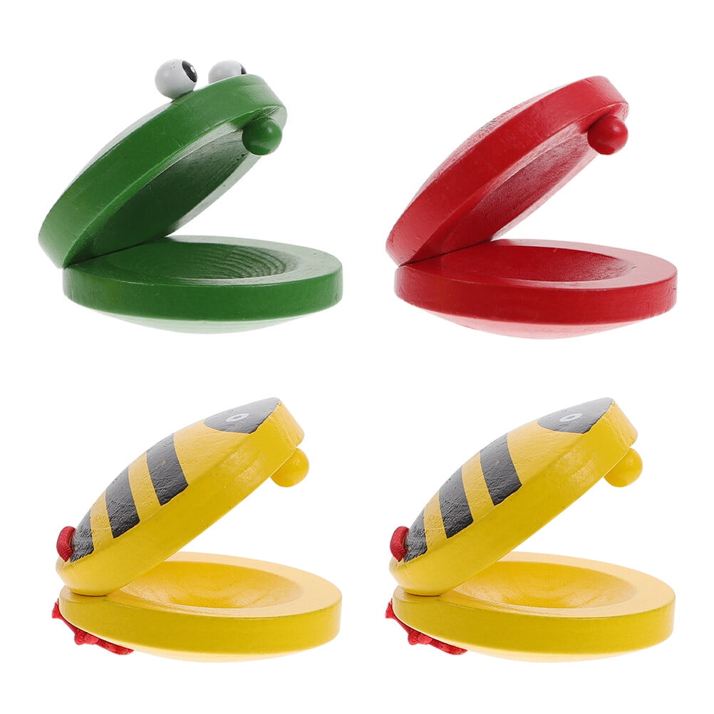 Cartoon Animal Castanets Traditional Matraca Toy Wooden Playset ...