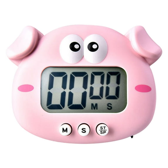 Cartoon Animal Countdown Timer Cow Digital Cooking Timer With Stand For ...