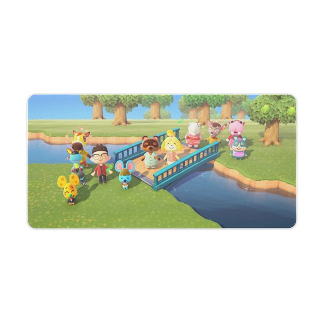 Cartoon Animal Crossing Mouse Pad No-sliped Large Mousepad Extended ...