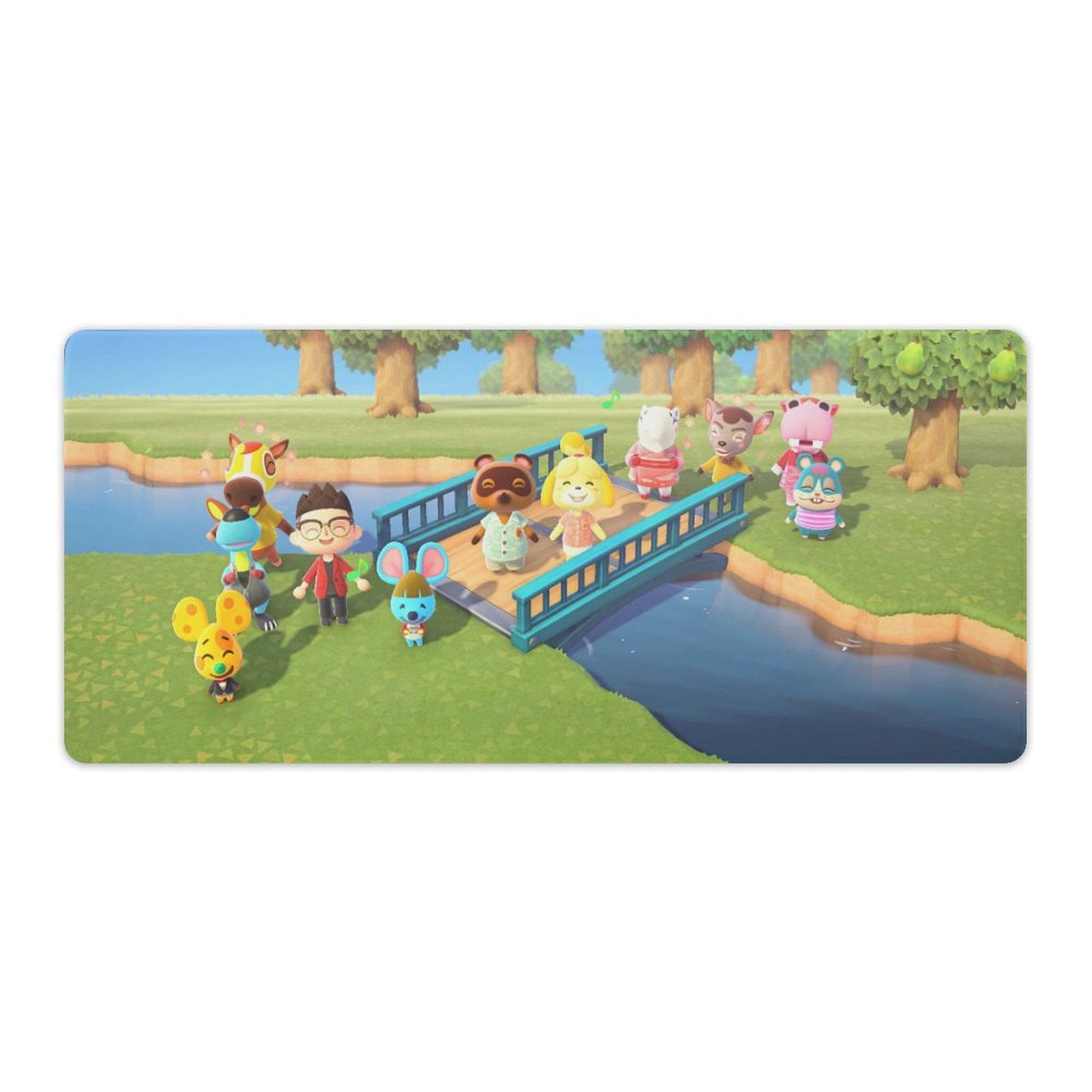 Cartoon Animal Crossing Mouse Pad No-sliped Large Mousepad Extended ...